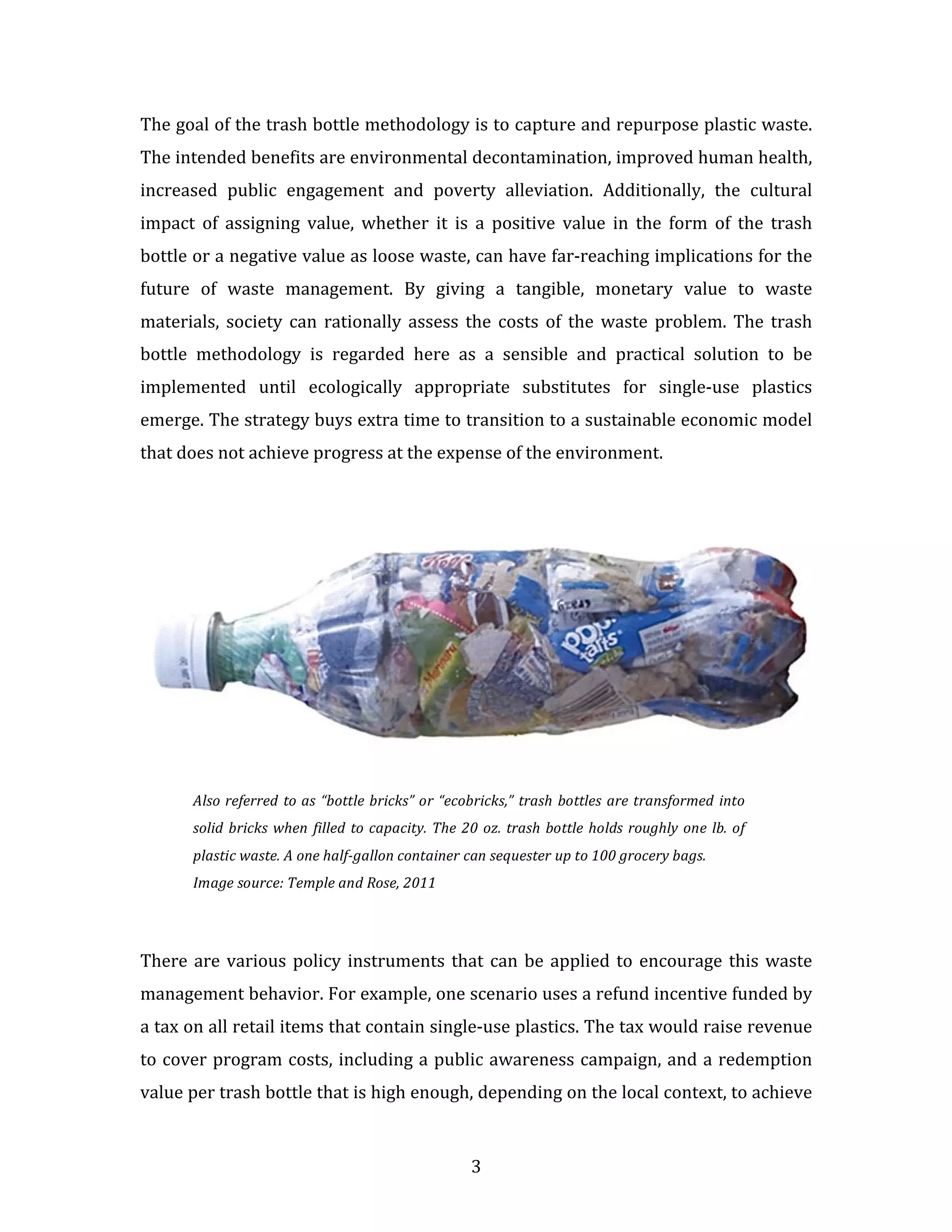 Trash Bottle Capstone LBattle | PDF