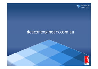 Deacon Engineers profile 2015 | PPT