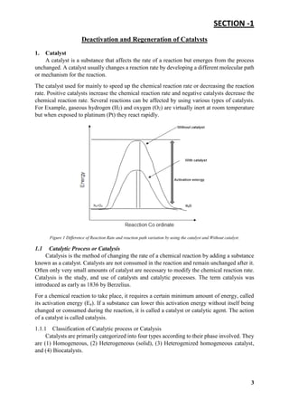 Deactivation and regeneration of catalysts and heterogeneous reaction ...
