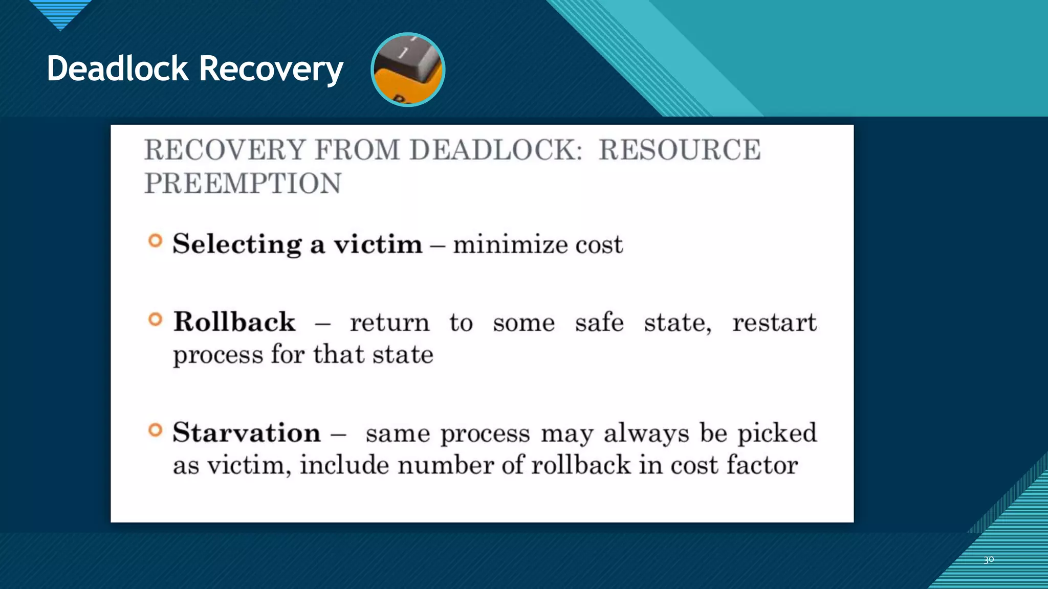 Deadlock In Operating Systems Pptx