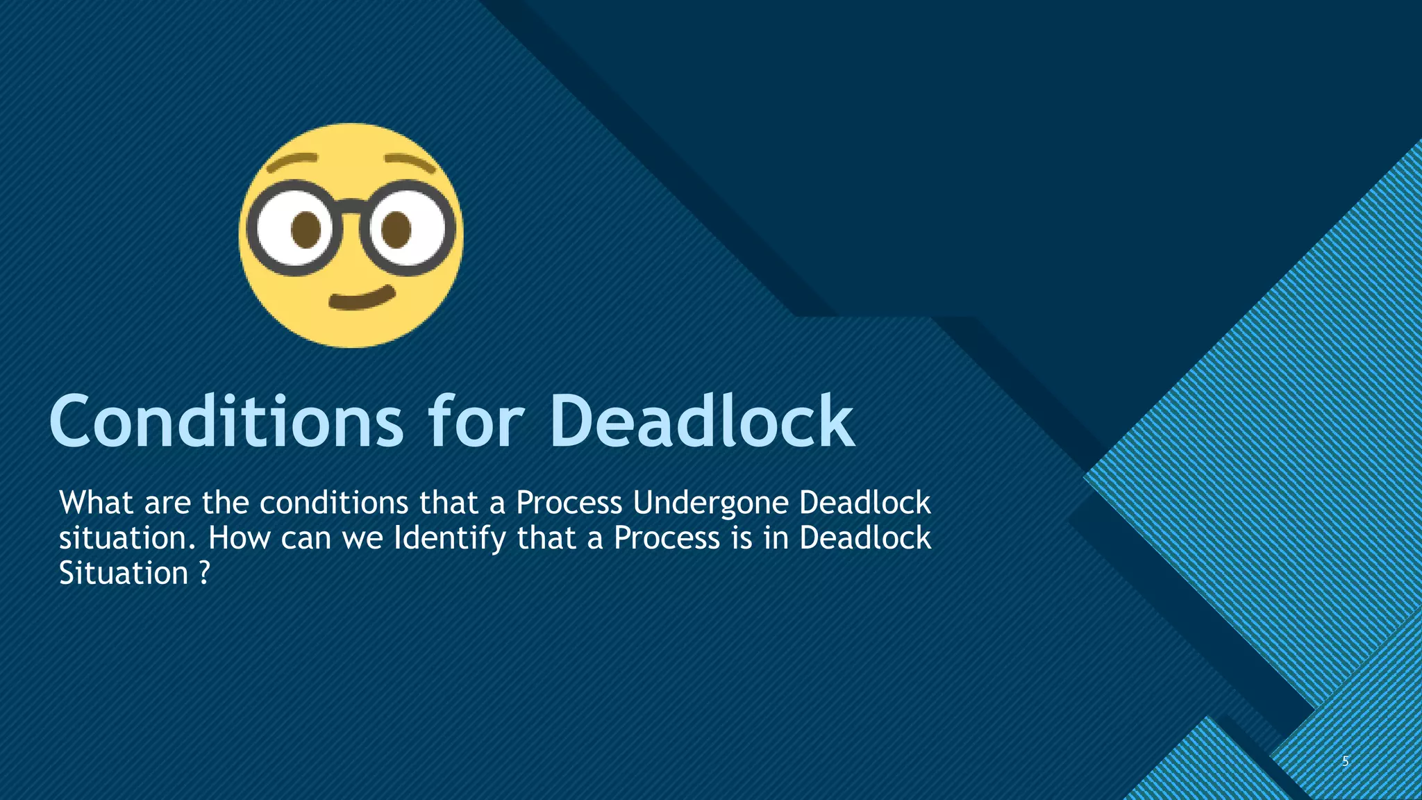 DeadLock in Operating-Systems | PPTX