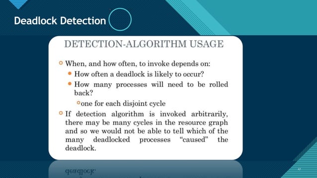DeadLock in Operating-Systems | PPTX