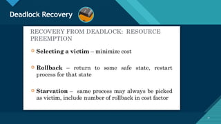 DeadLock in Operating-Systems | PPTX