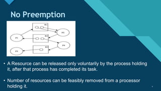DeadLock in Operating-Systems | PPTX