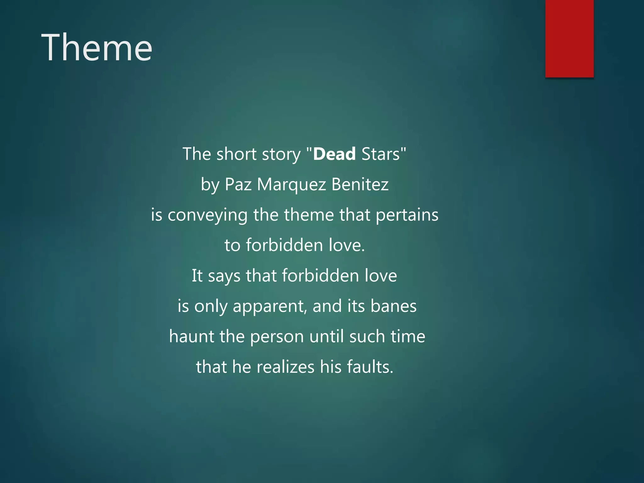 Dead Stars by Paz Benitez | PPTX