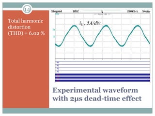 Dead time elimination for voltage source inverter | PPTX