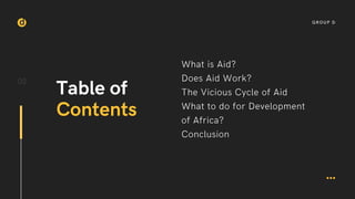 Group Task Presentation: Dead Aid by Dambisa Moyo | PDF | Personal Finance