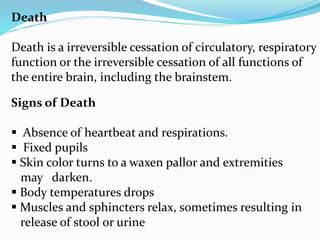 Dead body care | PPTX