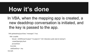 Using script db as a deaddrop to pass data between GAS, JS and Excel | PPT