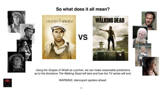 Dead Grapes of Walking Wrath: How The Walking Dead is a Post ...