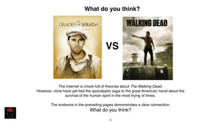 Dead Grapes of Walking Wrath: How The Walking Dead is a Post ...