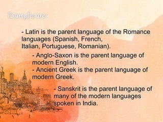 Dead languages. | PPTX