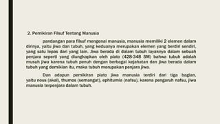 filsafat manusia | PPTX