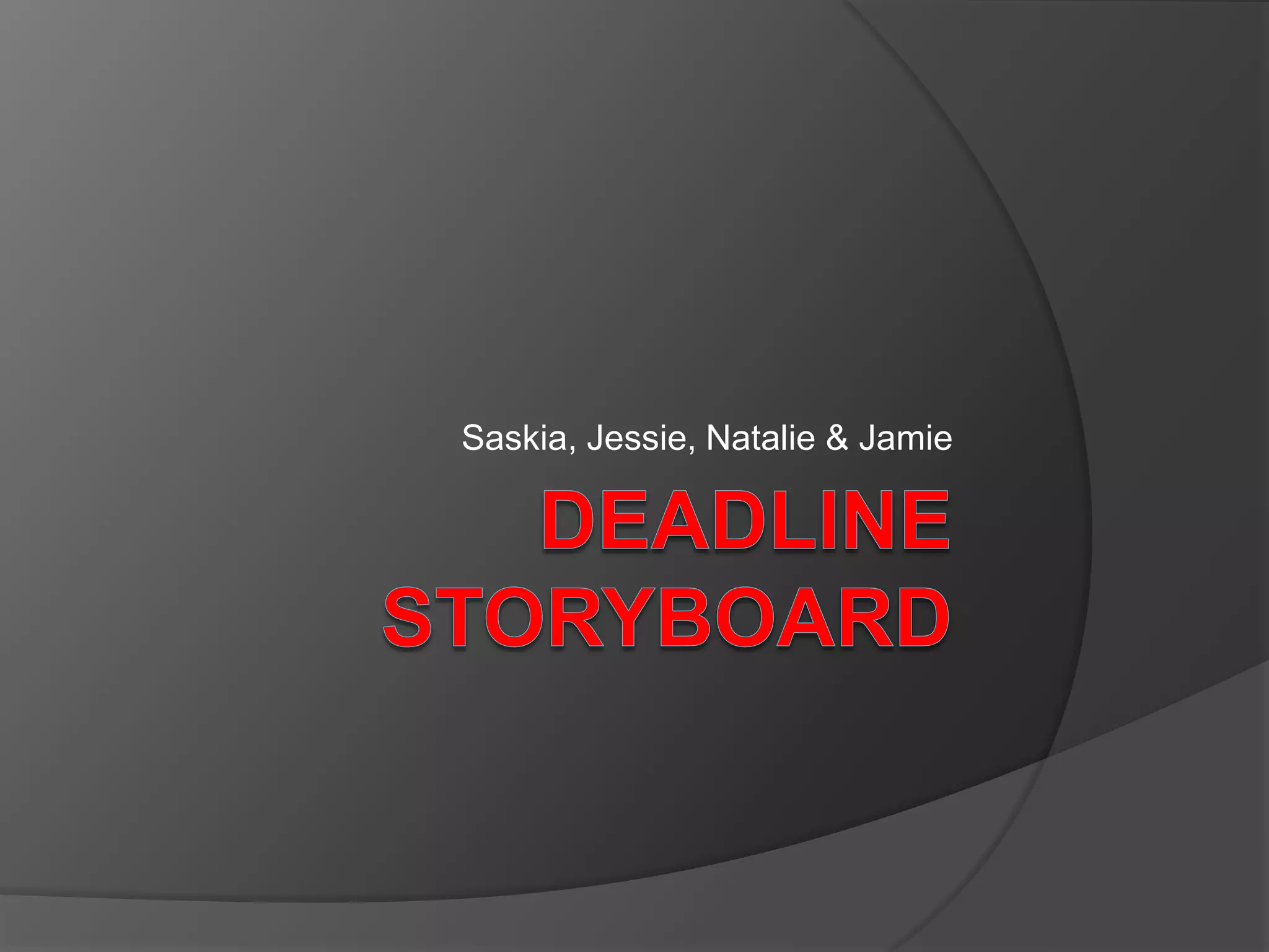 Deadline storyboard | PPTX