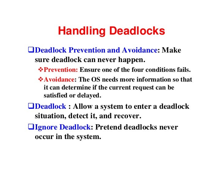 Deadlock