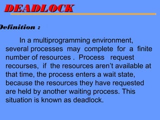 Deadlock | PPS