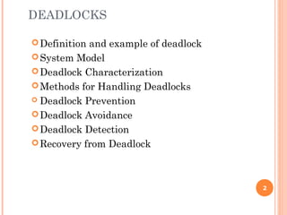 Deadlock | PPT