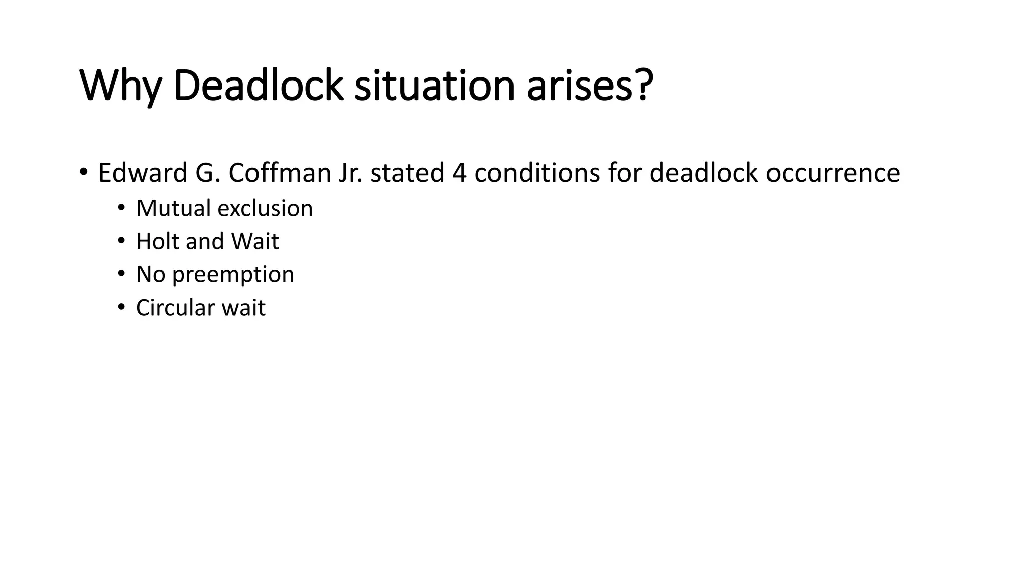 Deadlock | PPT