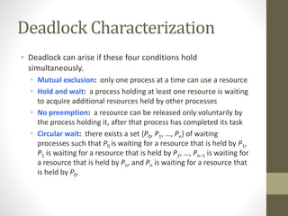 Deadlock.pptx | Computing | Technology & Computing