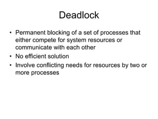 deadlock and starvation resources allocation.pptx | Operating Systems | Computer Software and ...