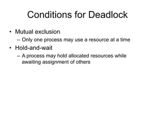 deadlock and starvation resources allocation.pptx | Operating Systems | Computer Software and ...