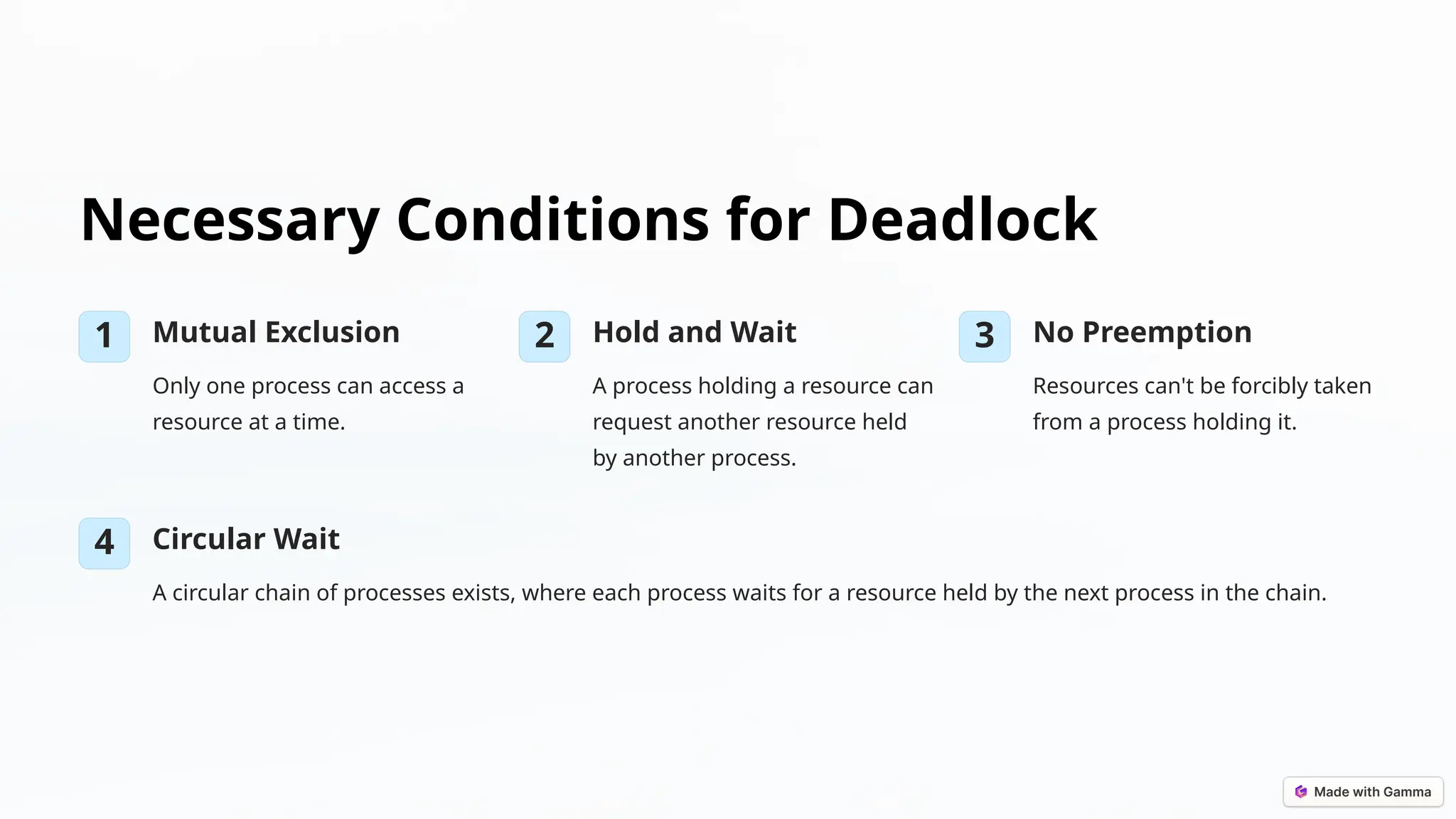 Deadlock In Operating Systems Pptx Os Os Ppt