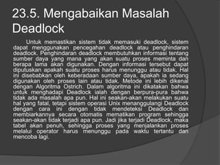 Deadlock rahmawati | PPTX