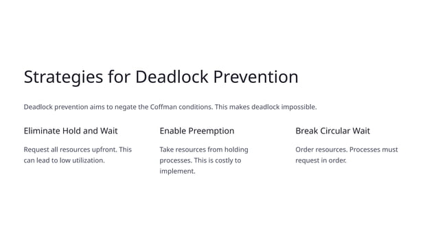 understanding deadlock in operating systems | PPTX