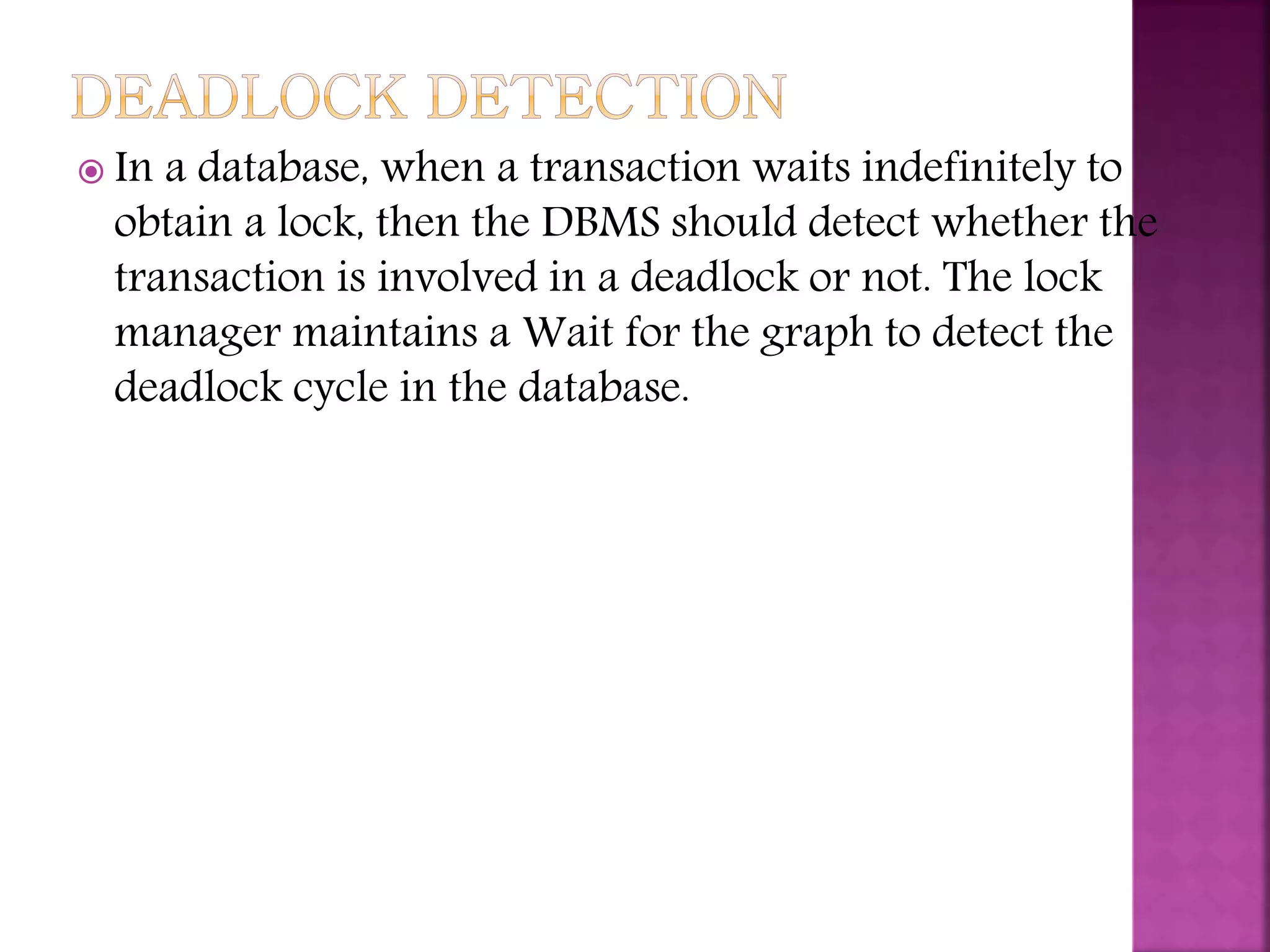Deadlock and shadow paging | PPTX