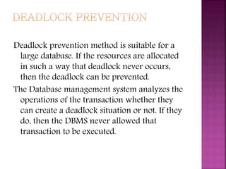 Deadlock and shadow paging | PPT