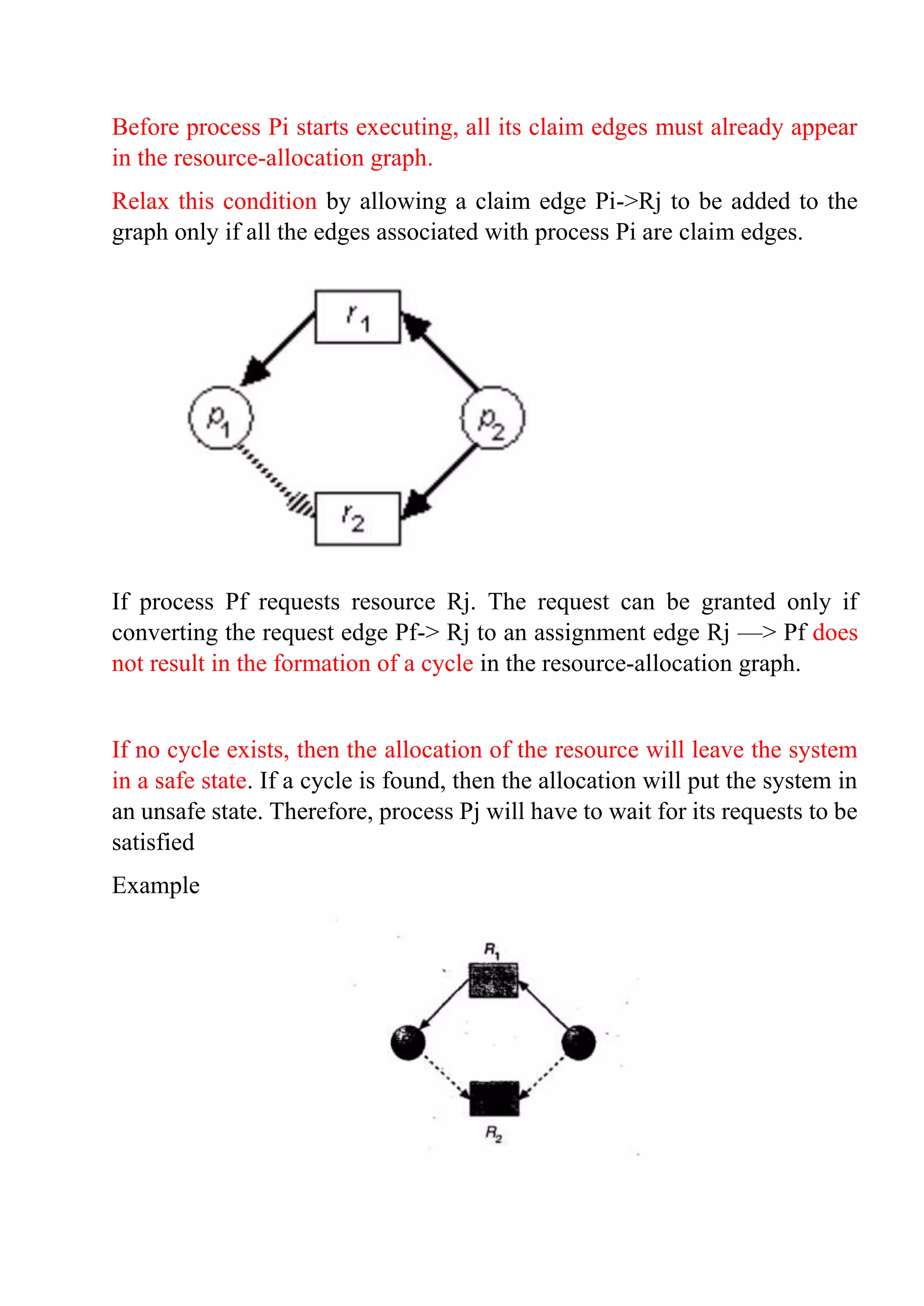 Deadlock Avoidance - OS | PDF