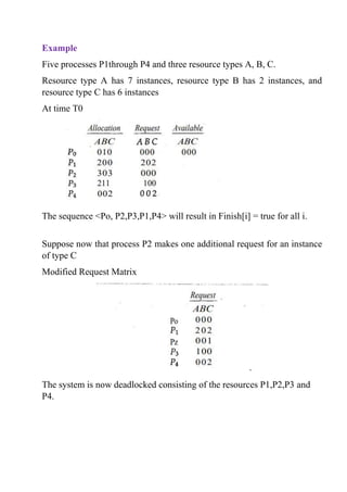 Deadlock Avoidance - OS | PDF