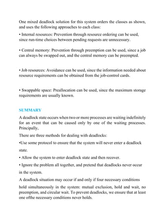 Deadlock Avoidance - OS | PDF