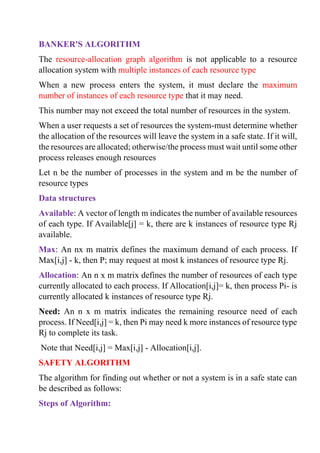 Deadlock Avoidance - OS | PDF