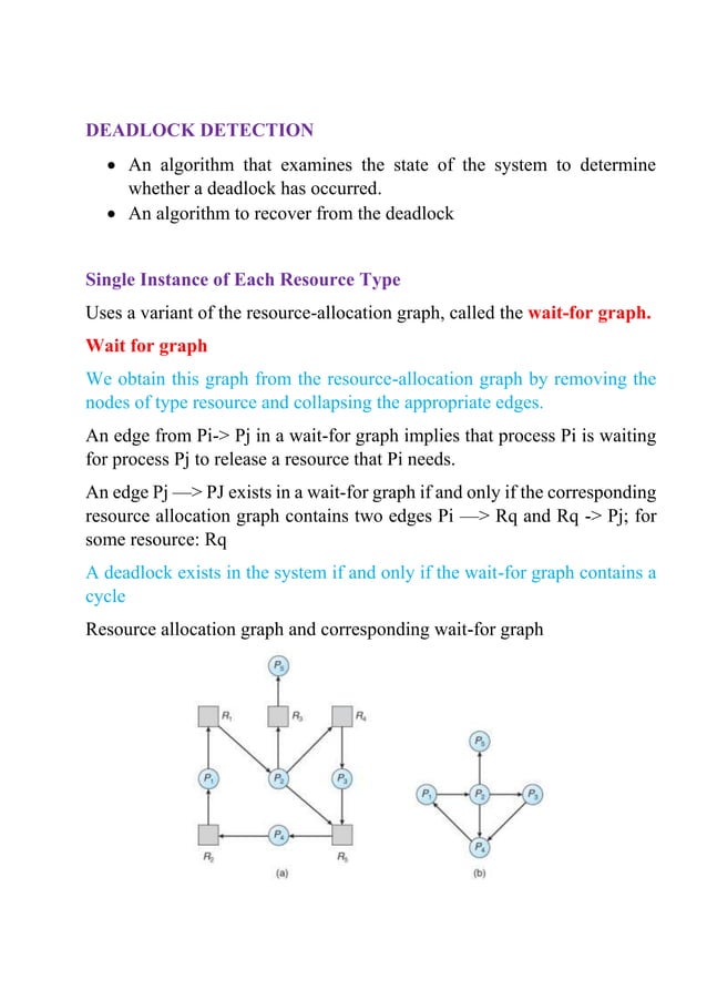 Deadlock Avoidance - OS | PDF