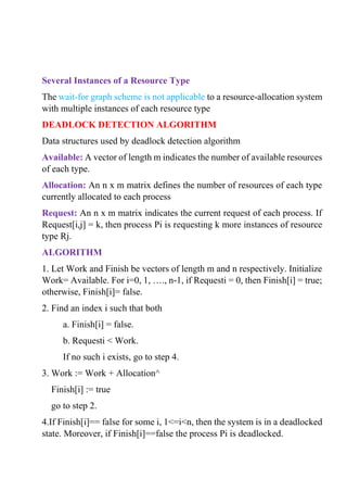 Deadlock Avoidance - OS | PDF