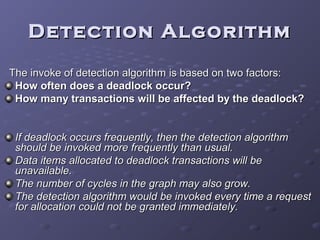 Deadlock Detection | PPT