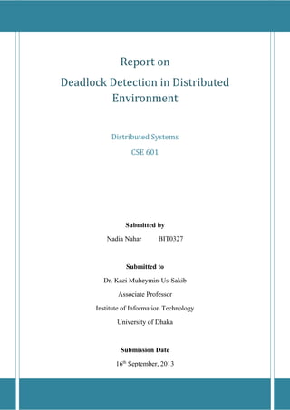 Deadlock detection | PDF