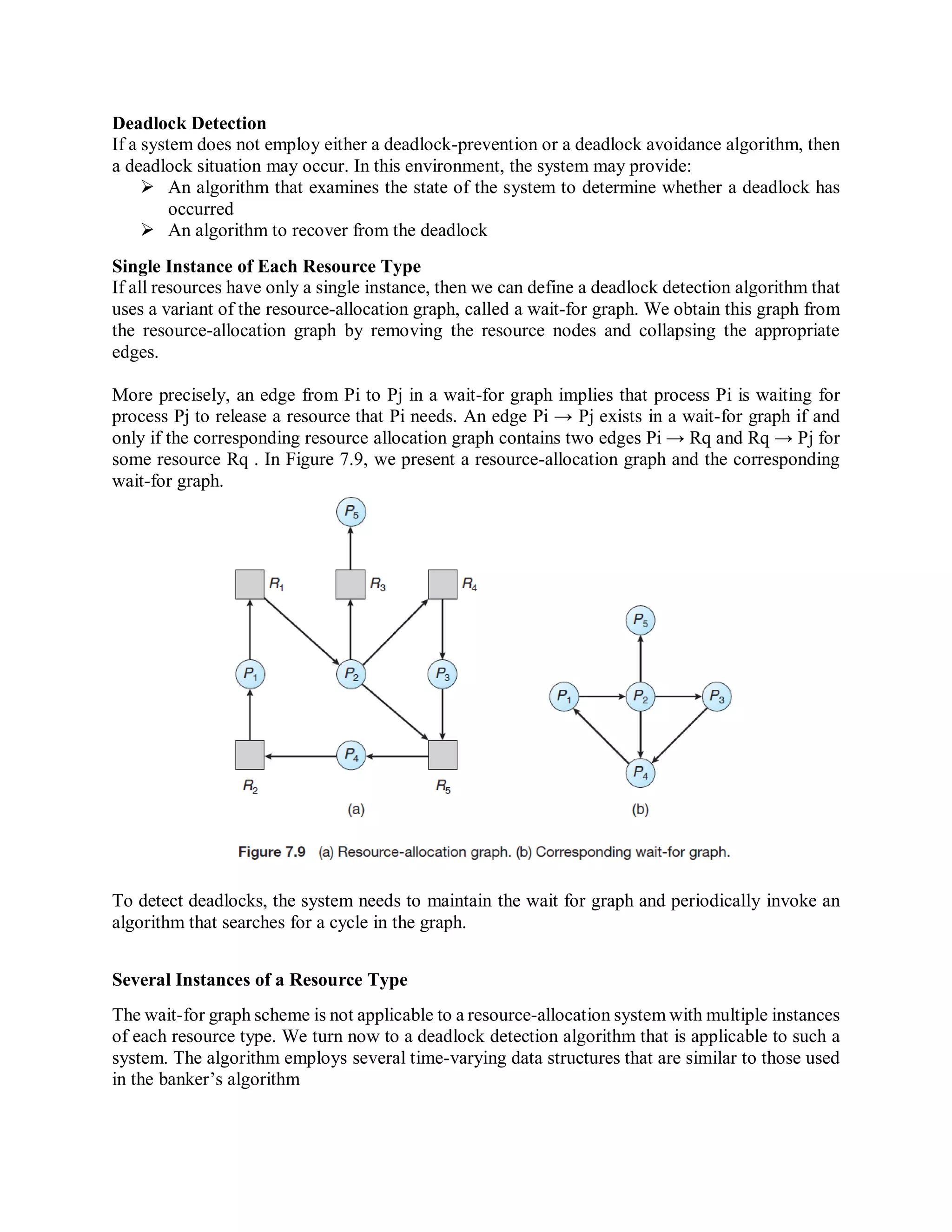 Deadlock Detection Pdf