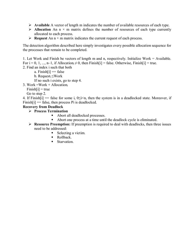 Deadlock Detection Pdf Computing Technology And Computing 3316