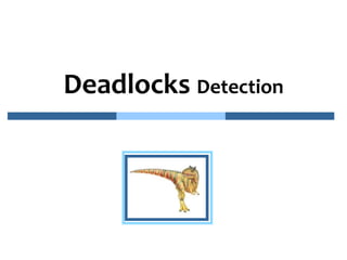 Deadlock Detection.pptx | Operating Systems | Computer Software and ...
