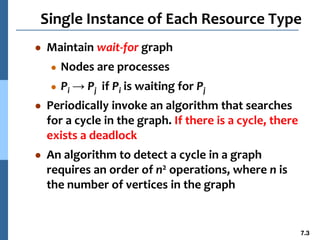 Deadlock Detection.pptx | Operating Systems | Computer Software and ...