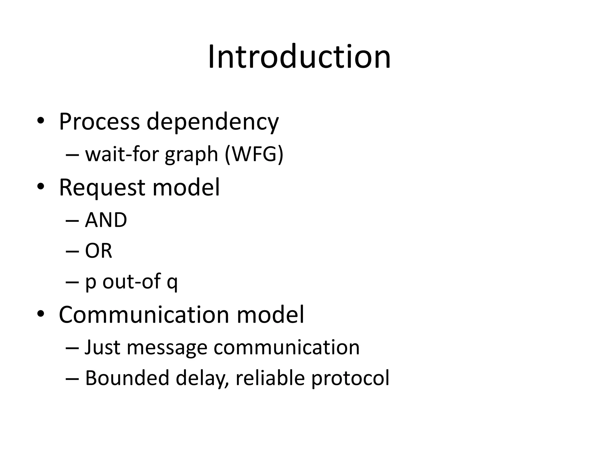 Deadlock Detection In Distributed Systems Ppt