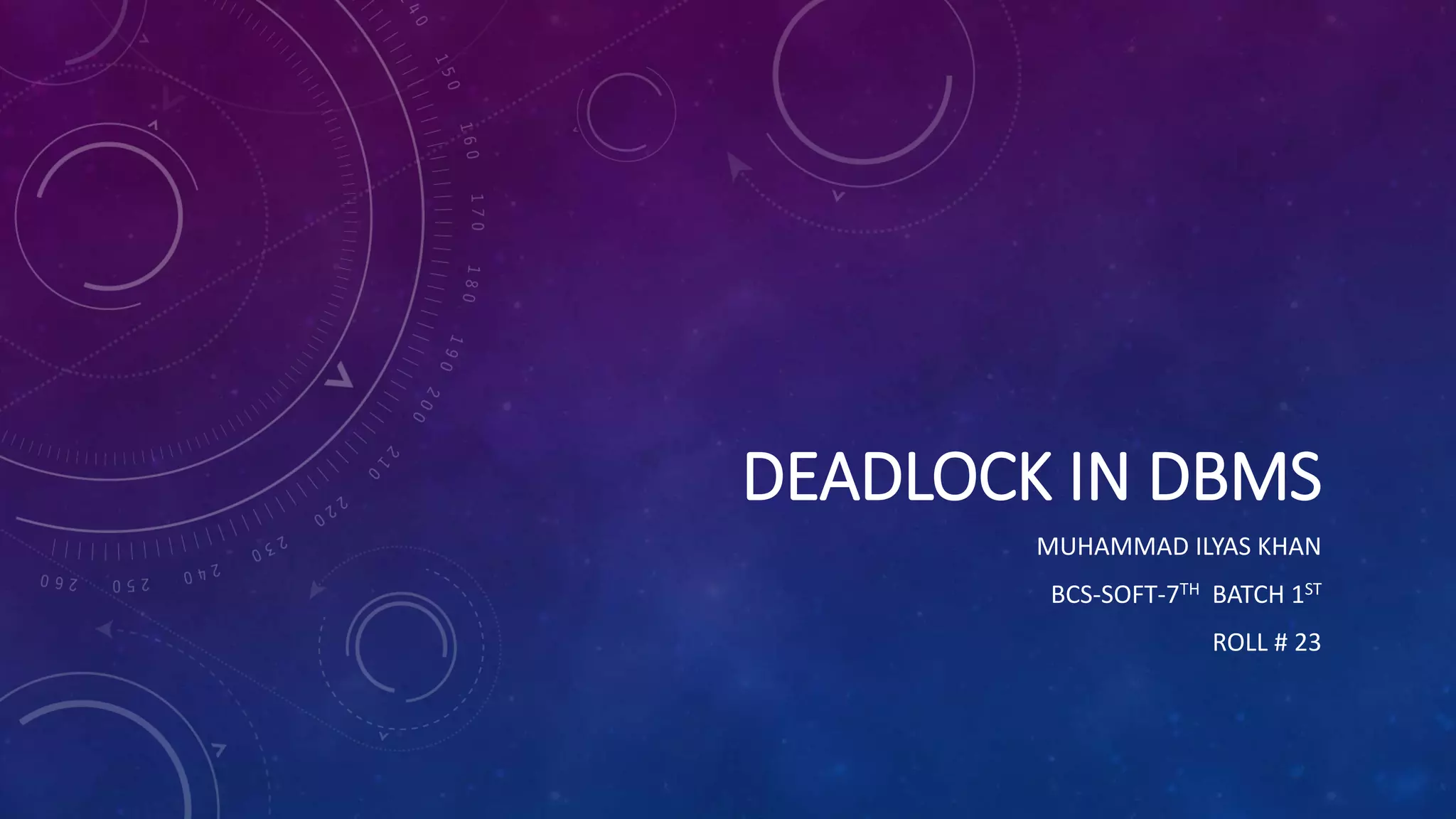 Deadlock In Dbms Pptx Databases Computer Software And Applications 4738