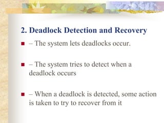 Deadlocks | PPTX