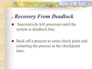 Deadlocks | PPTX