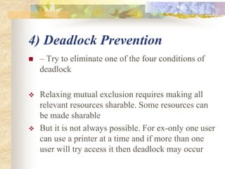 Deadlocks | PPTX