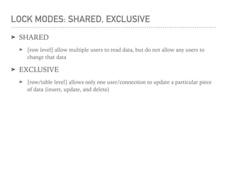 Deadlocks in MySQL | PPT