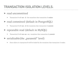 Deadlocks in MySQL | PPT
