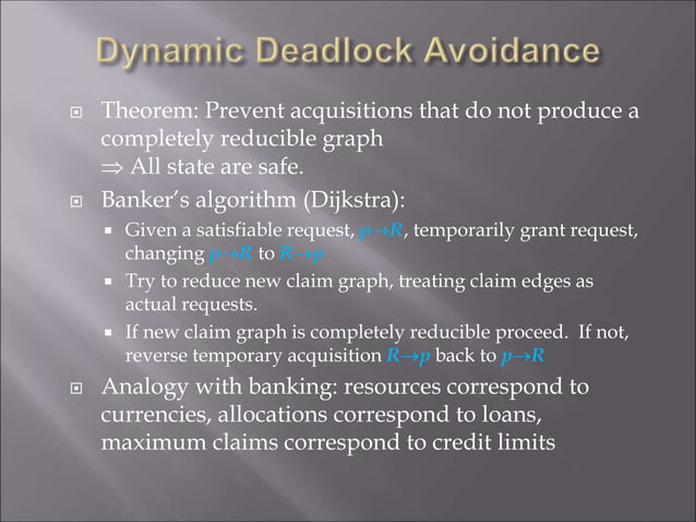 Deadlock Detection In Distributed Systems Ppt Operating Systems Computer Software And